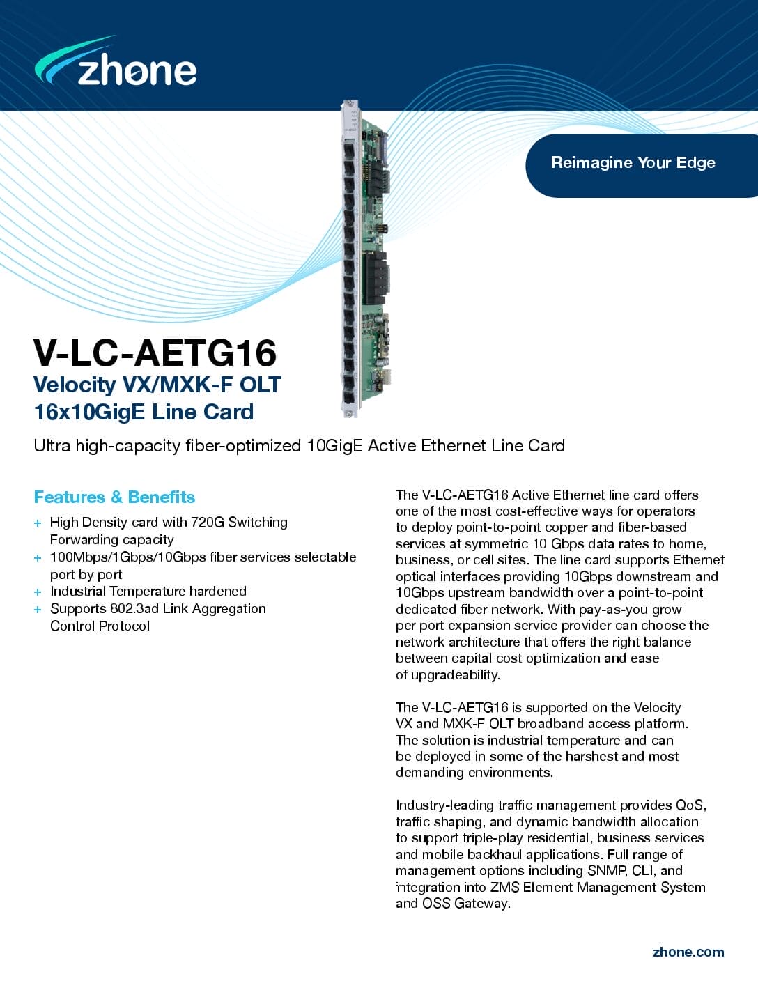 Data Sheets & Briefs - Zhone